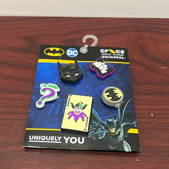 CROCS | Accessories | Crocs X Dc Comics Uniquely You Jibbitz Batman ...